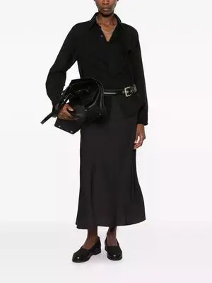 Our Legacy Jumble Ruched Long-sleeve Shirt