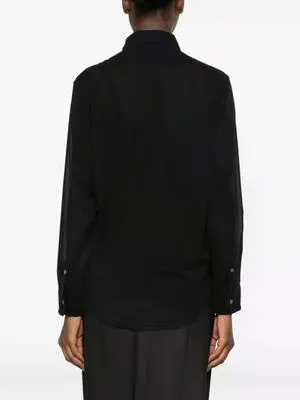 Our Legacy Jumble Ruched Long-sleeve Shirt