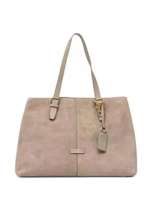 Marc O'polo Phillis Suede Buckled-strap Tote Bag