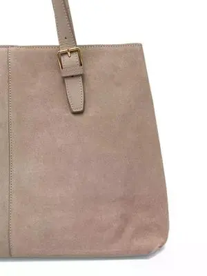 Marc O'polo Phillis Suede Buckled-strap Tote Bag