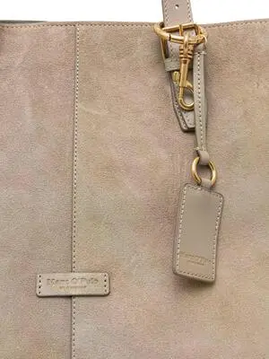 Marc O'polo Phillis Suede Buckled-strap Tote Bag