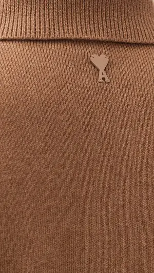 AMI Paris Shirt Collar Cardigan