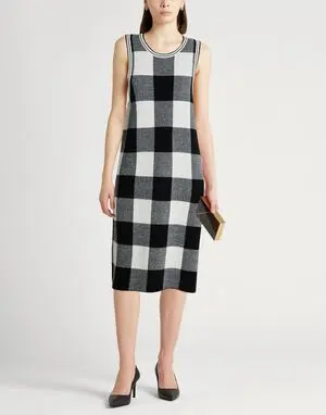 Aspesi Midi Dress Size Wool - Black