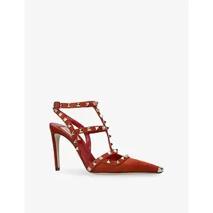 Valentino Garavani Rockstud 100 Suede Pumps