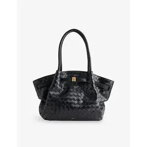 Jw Pei Hana Medium Weave Texture Tote Bag - Black