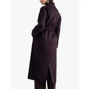 PHASE EIGHT Daisy Shawl-collar Double-face Wool-blend Midi Coat