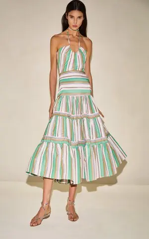 Alexis Roberta Twill Midi Dress