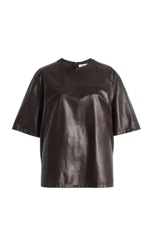 TWP Biggish Leather Tee