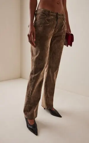 KALLMEYER Adina Low-rise Straight Leg Jeans