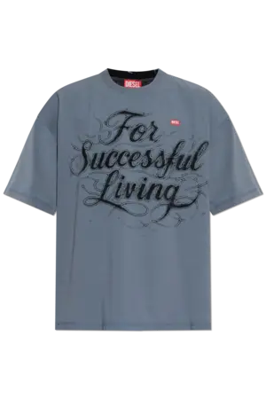 DIESEL® T-shirt ‘t-boxt-aa8 - Grey