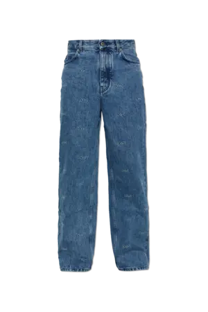 Loewe Embroidered Logo Jeans