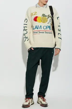 Lacoste Wool Sweater With Embroidery
