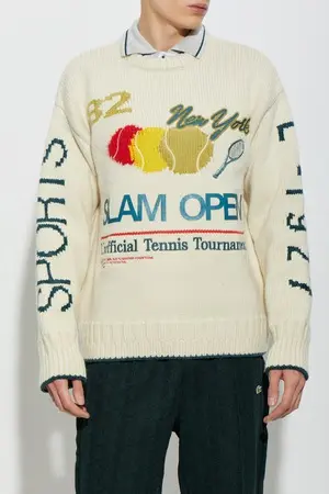 Lacoste Wool Sweater With Embroidery