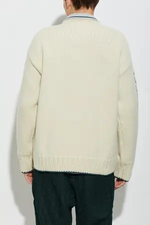 Lacoste Wool Sweater With Embroidery