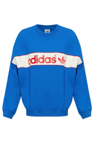 ADIDAS ORIGINALS Sweatshirt With A Crew Neck - Blue