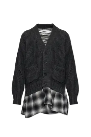 SONGZIO Cardigan In Mixed Fabrics
