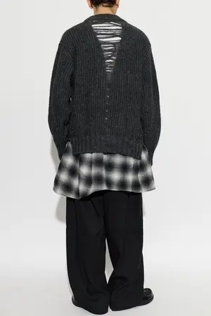 SONGZIO Cardigan In Mixed Fabrics