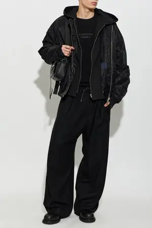 JUUN.J Padded Jacket With Detachable Hood