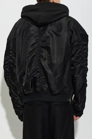 JUUN.J Padded Jacket With Detachable Hood