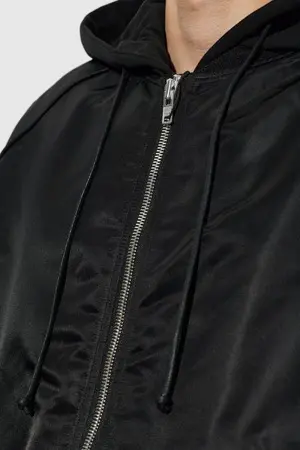 JUUN.J Padded Jacket With Detachable Hood