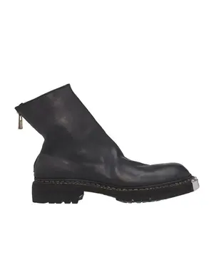 Guidi Back-zip Boots - Black