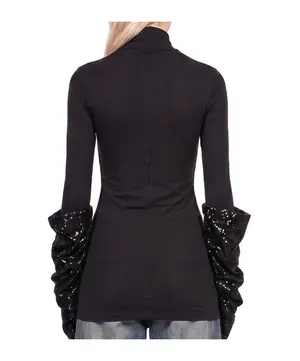 DARKPARK Ruffle-sleeve T-shirt