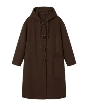 Officine Générale Lilja Hooded Toggle-fastening Coat