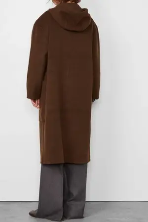 Officine Générale Lilja Hooded Toggle-fastening Coat