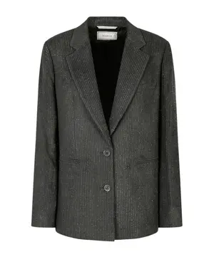 Peserico Pinstriped Single-breasted Blazer