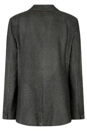 Peserico Pinstriped Single-breasted Blazer
