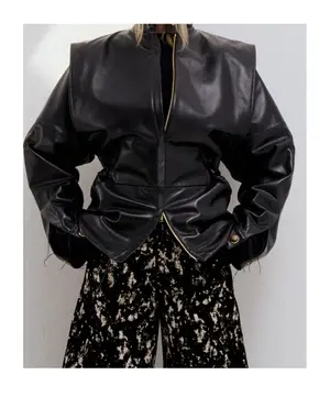 DARKPARK Gianna Zipped Jacket - Deep Brown