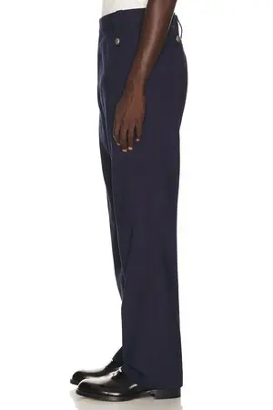 Marni Straight Leg Trousers In Blue