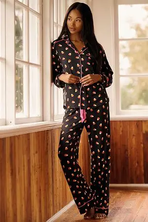 Beach Riot Livy & Connie Pajama Set - Black
