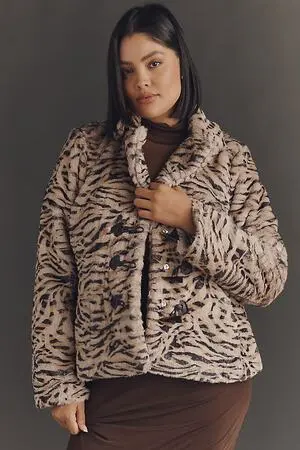 HUTCH Plus Tiffy Faux Fur Coat Jacket