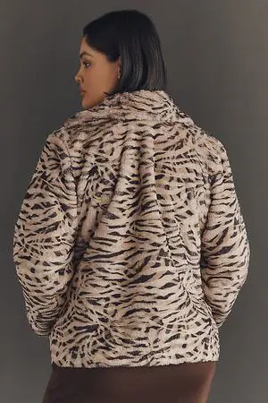 HUTCH Plus Tiffy Faux Fur Coat Jacket