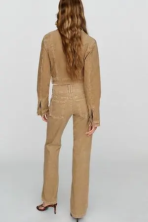PILCRO Billy Low Rise Bootcut Jeans - Tan