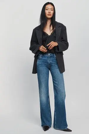 Rag & Bone Josie Low Rise Relaxed Flared Jeans