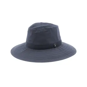 DORIA 1905 Water-repellent Wide-brimmed Drop Hat - Blue