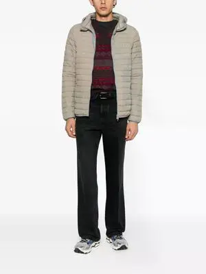 PIQUADRO Hooded Quilted Jacket