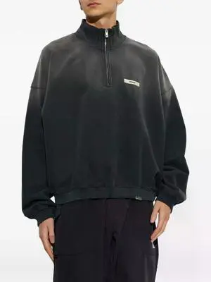 REPRESENT Vintage-effect Long-sleeve Sweatshirt