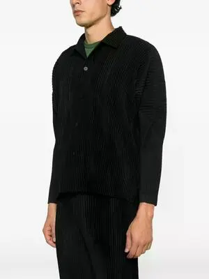 Issey Miyake Plissé-effect Long-sleeve Shirt