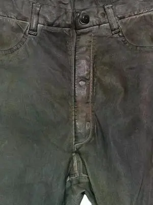 ISAAC SELLAM EXPERIENCE Washed-effect Panelled Trousers