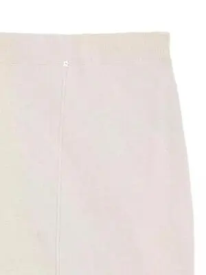 Lorena Antoniazzi Ribbed-trim Knitted Midi Skirt