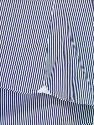 FINAMORE 1925 Scarf-detail Striped Shirt