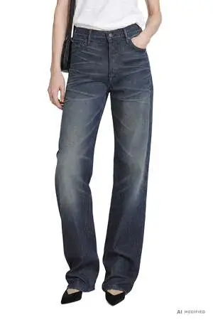 TOM FORD Low-waist Boyfriend Jeans - Blue