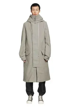 Rick Owens Tower Megaparka In Brushed Twill