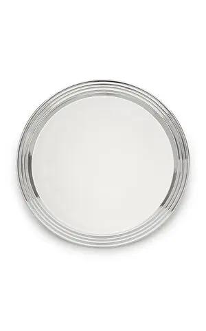 MODA DOMUS Plated Charger Plate - Silver