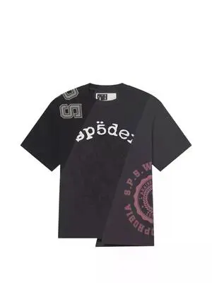 SP5DER 5 Asymmetrical T-shirt - Black