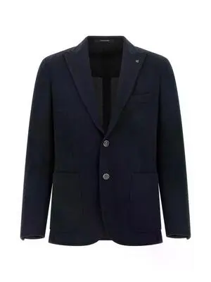 Tagliatore Montecarlo Single-breasted Blazer - Blue