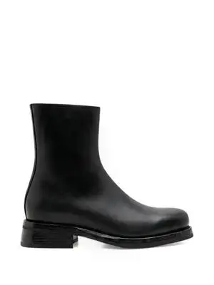 DAMY Auris Square-toe Ankle Boots - Black
